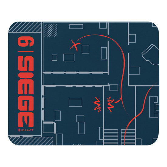 Ubisoft Six Siege Map Mouse Pad - Tactical Gaming Surface – The ...